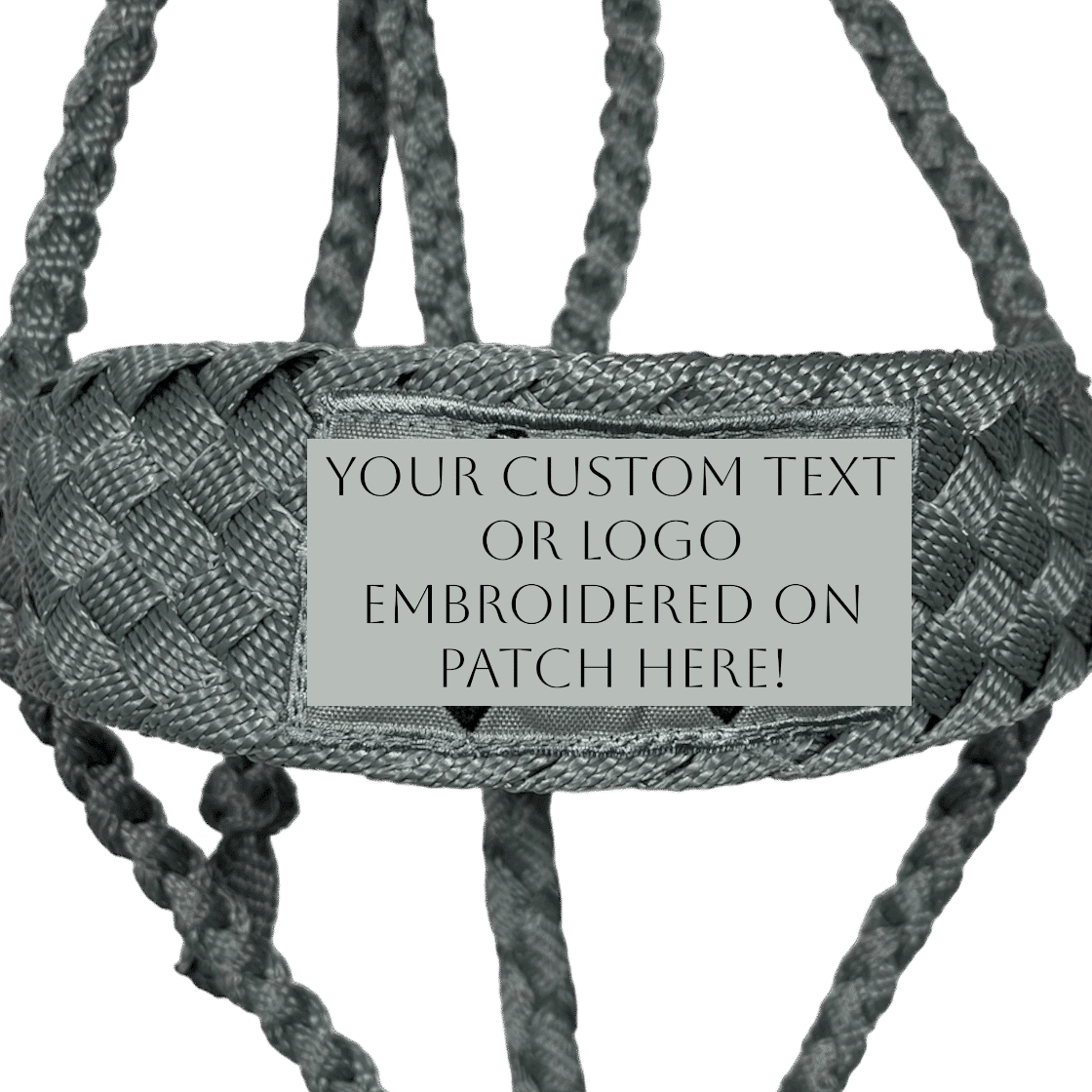 CUSTOM Mule Tape Halter w/ 8.5' Lead - Best Ever Pads - Best Ever Pads